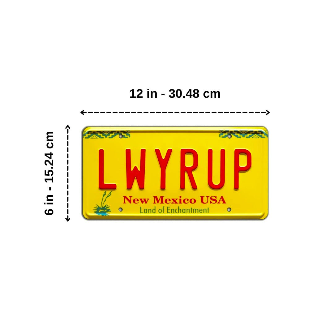 LWYRUP Saul Goodman License Plate – Forucinema