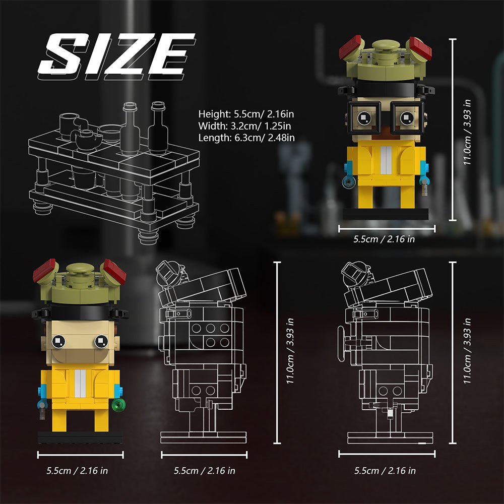 Walter White & Jesse Pinkman - Breaking Bad Blocks Figures – Forucinema